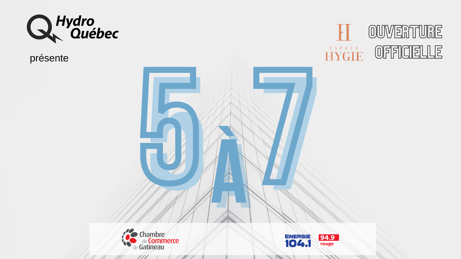 5@7 Ouverture officielle de l'espace Hygie en collaboration avec la CCG ...